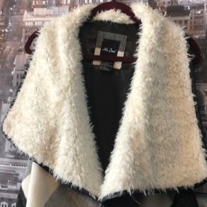 Me Jane | Jackets & Coats | Open Fur Trim Jacket | Poshmark